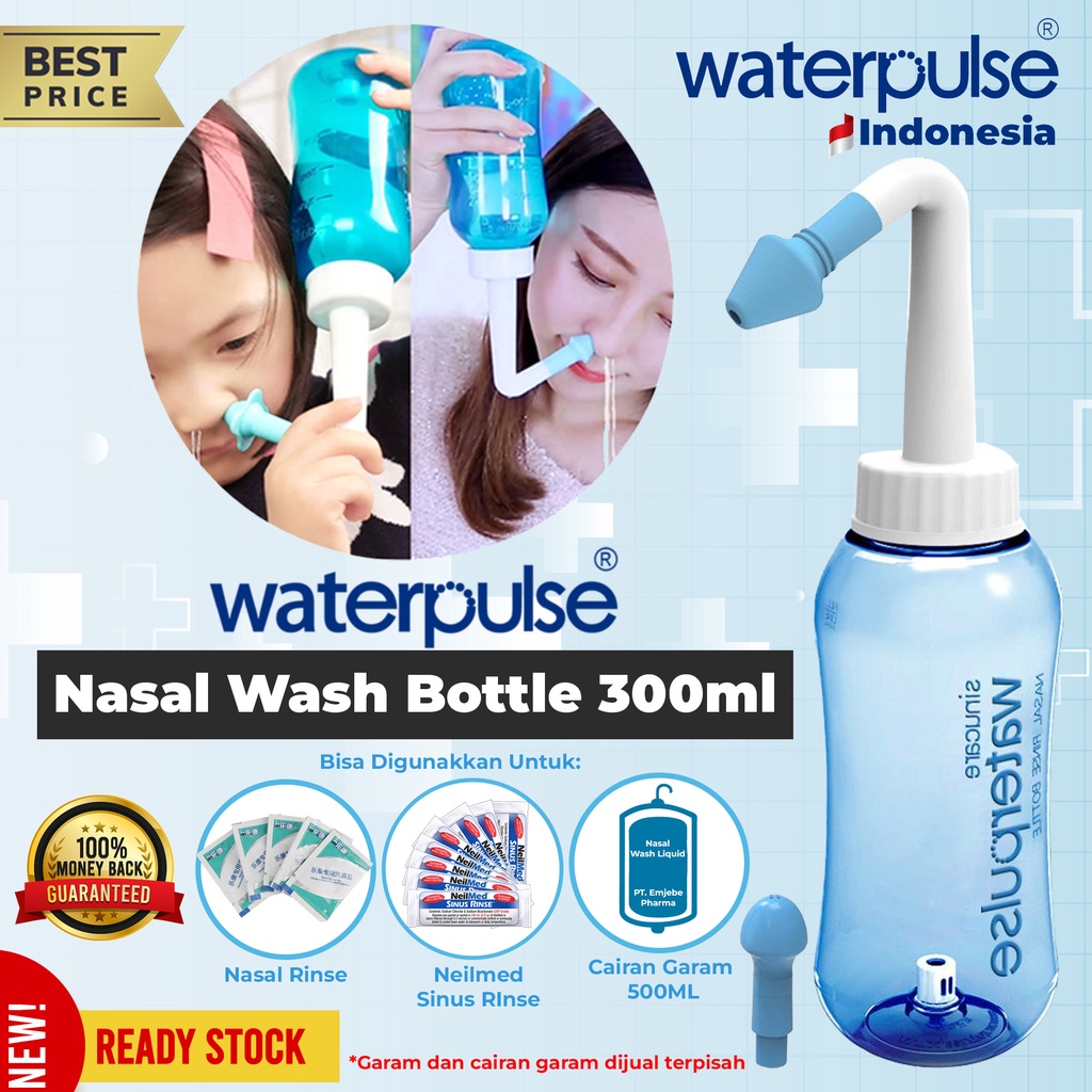 Jual Botol Cuci Hidung / Nasal Wash Botle WATERPULSE ORIGINAL | Shopee ...