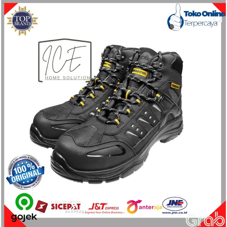 Jual Krisbow Ukuran 39 sampai 45 Sepatu Pengaman Nemesis 6 Inci - Hitam ...