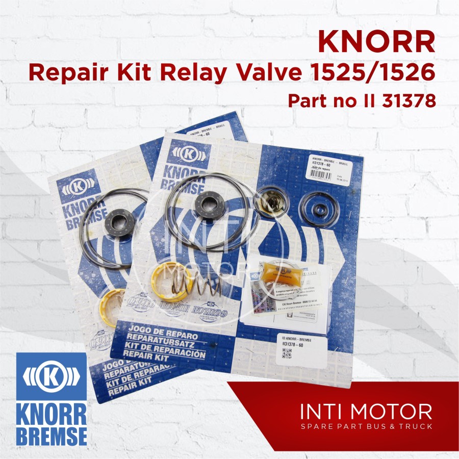 Jual KNORR - REP KIT RELAY VALVE - II31378 - BIS MERCY 1525 1526 ...