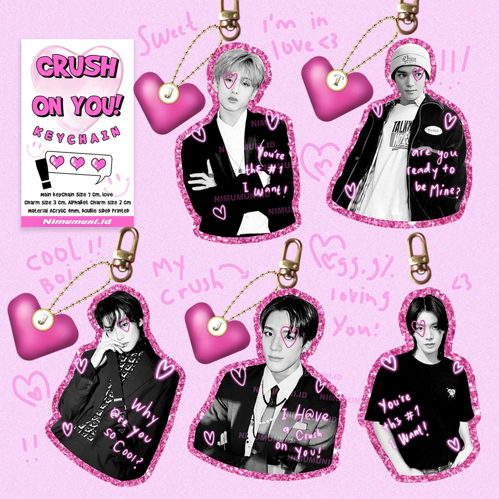 Jual CRUSH ON NCT KEYCHAIN| Keychain NCT DREAM NCT 127 Ganci NCT ...