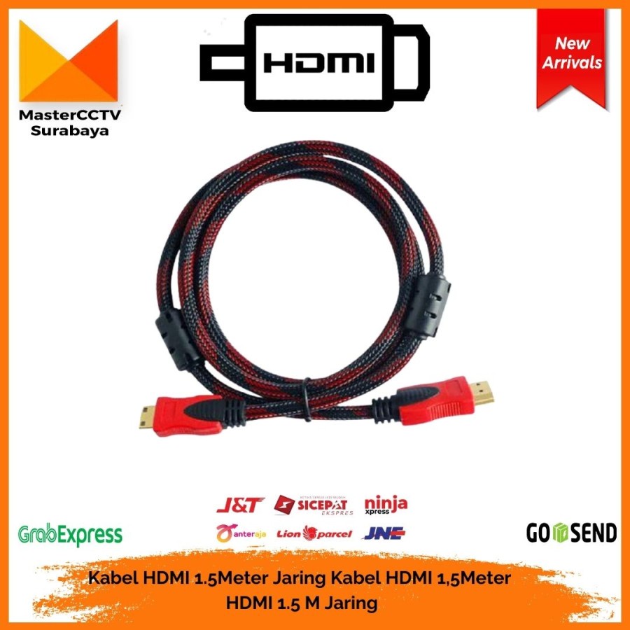 Jual Kabel HDMI 1.5Meter Jaring Kabel HDMI 1,5Meter HDMI 1.5 M Jaring | Shopee Indonesia