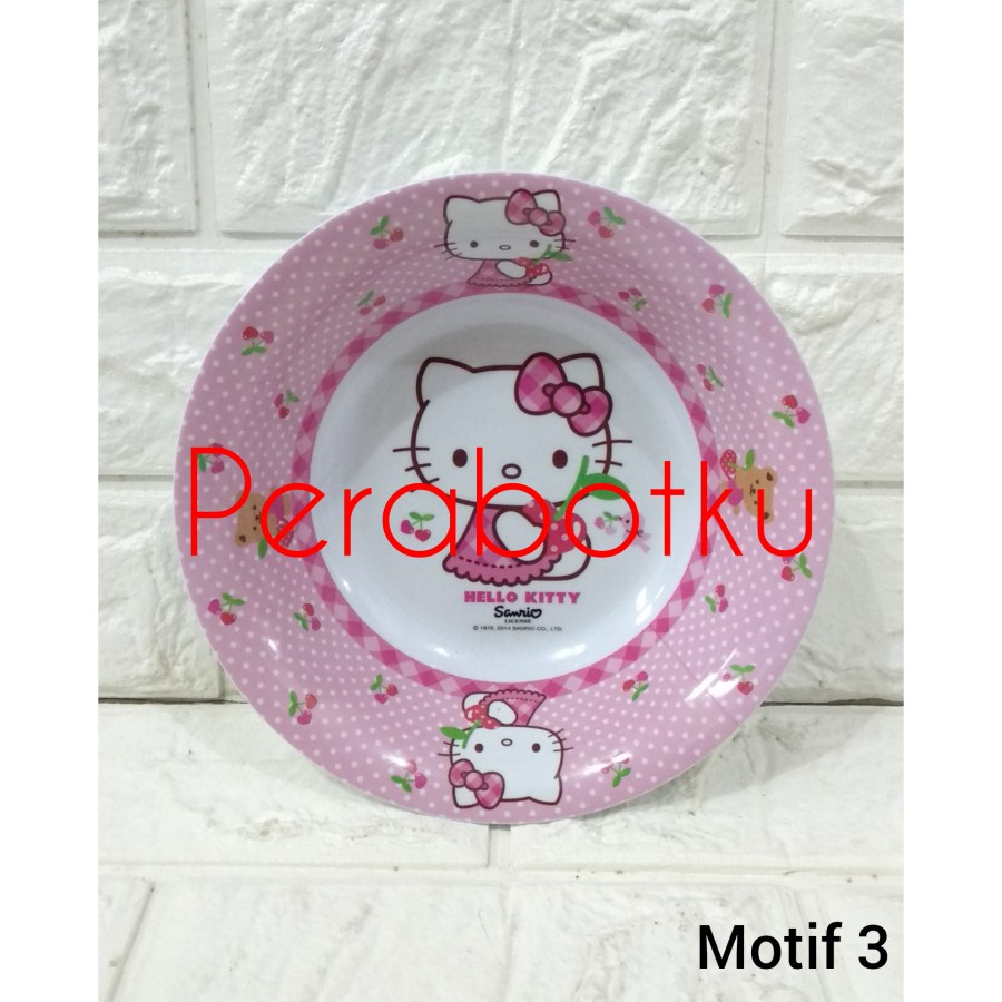 Jual Vanda Mangkok Melamine 7" Hello Kitty / Mangkuk Makan Anak ...
