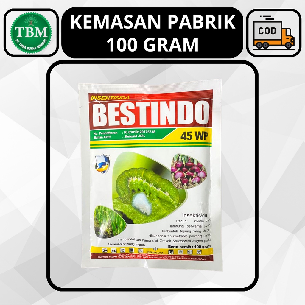 Jual Insektisida BESTINDO 45 WP Kemasan Pabrik 100 Gram Original Bahan ...