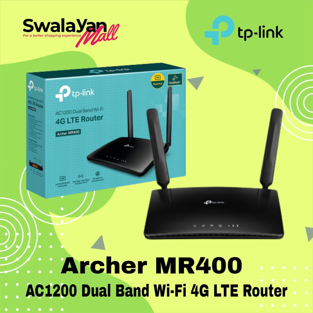 Jual Router TP-LINK Archer MR400 AC1200 Wireless Dual Band 4G LTE ...