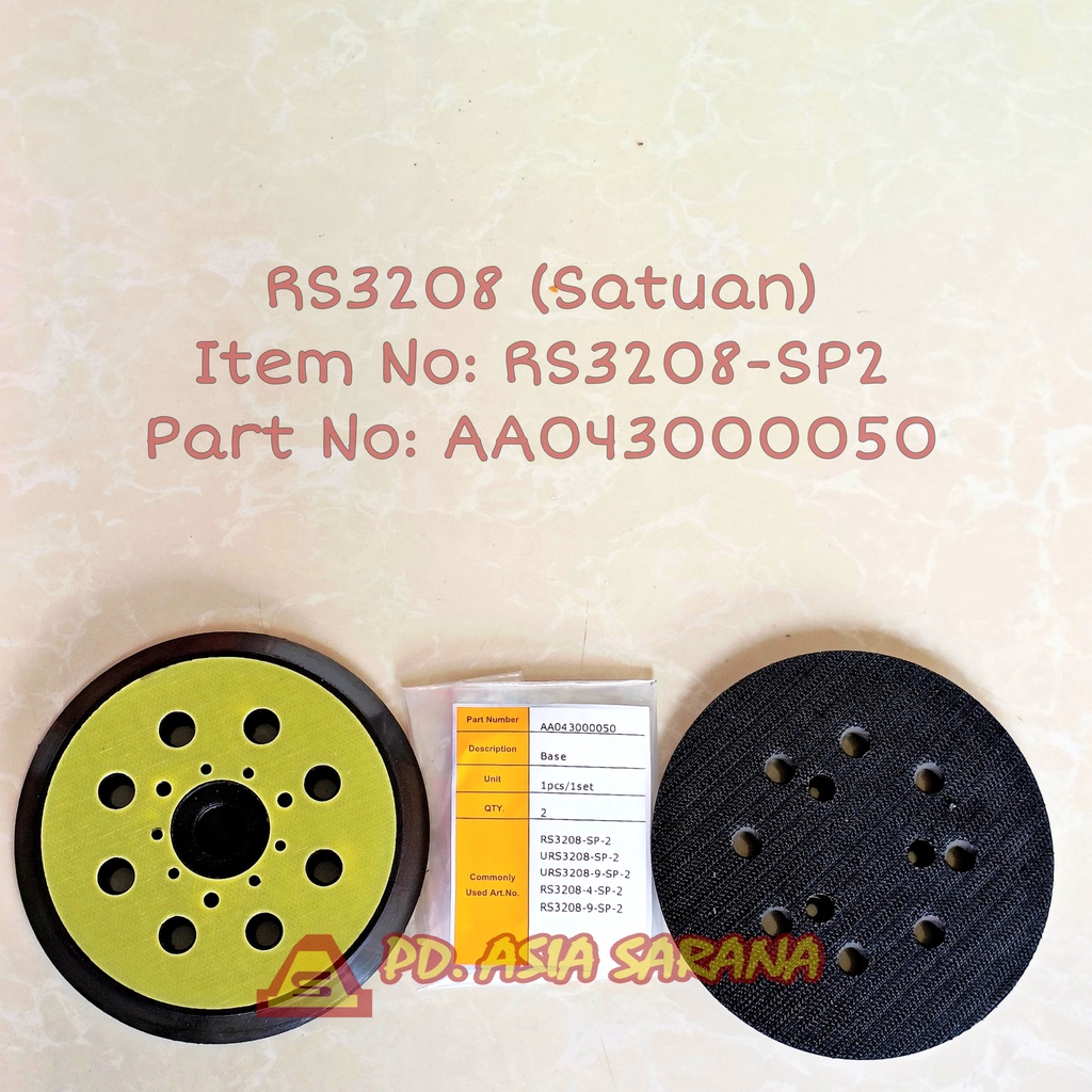 Jual Amplas Bulat Pad Base INGCO RS3208-SP-2 Sander Tatakan AA043000050 ...
