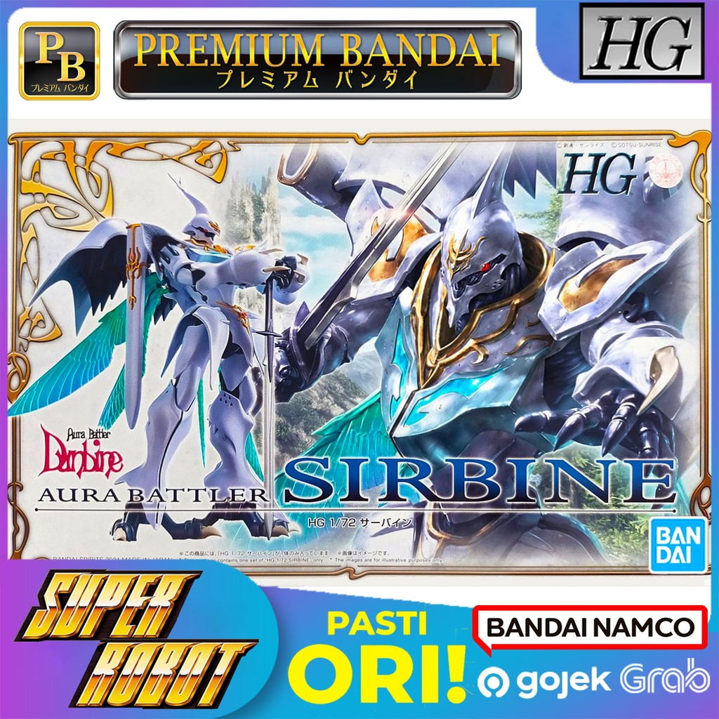 Jual BANDAI HG 1/72 Sirbine - Aura Battler Dunbine P-BANDAI Limited | Shopee Indonesia
