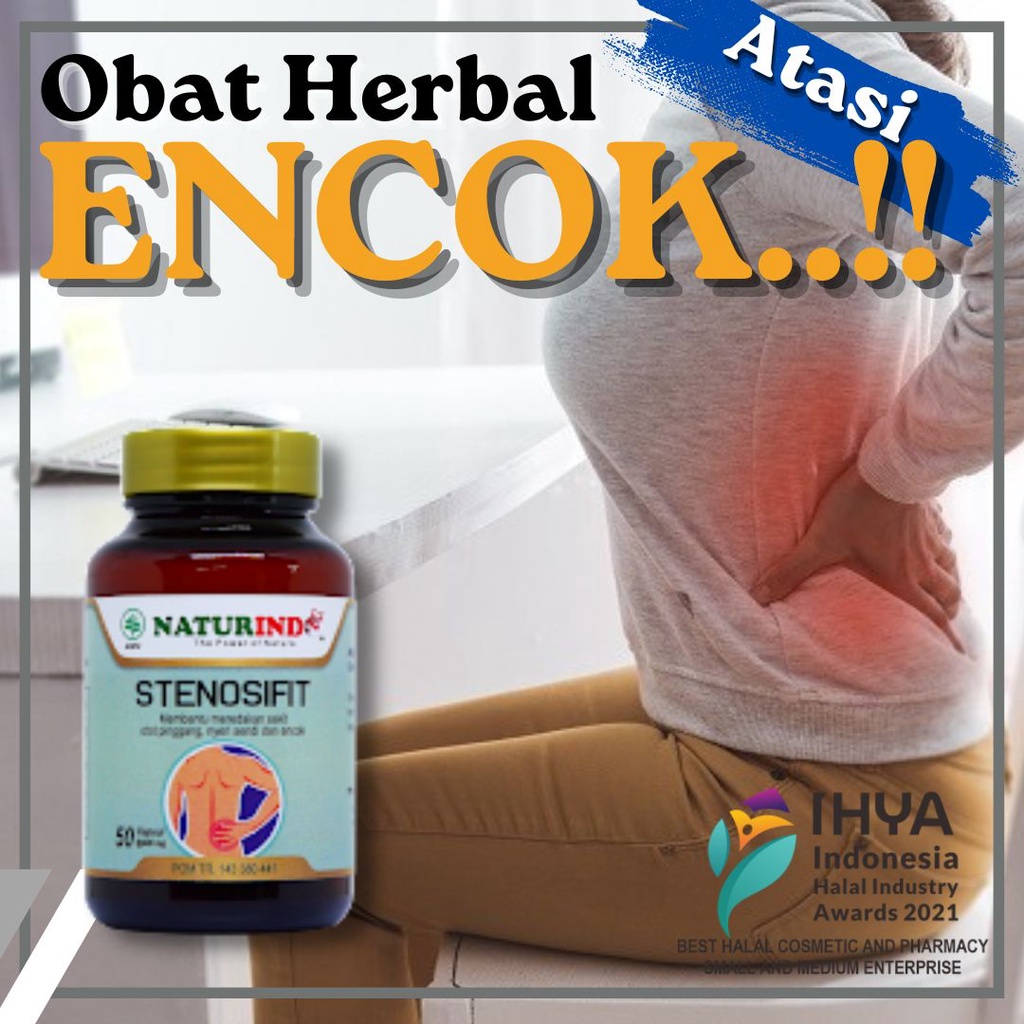 Jual Obat Herbal Encok Syaraf Kejepit Nyeri Pinggang Stenosifit ...
