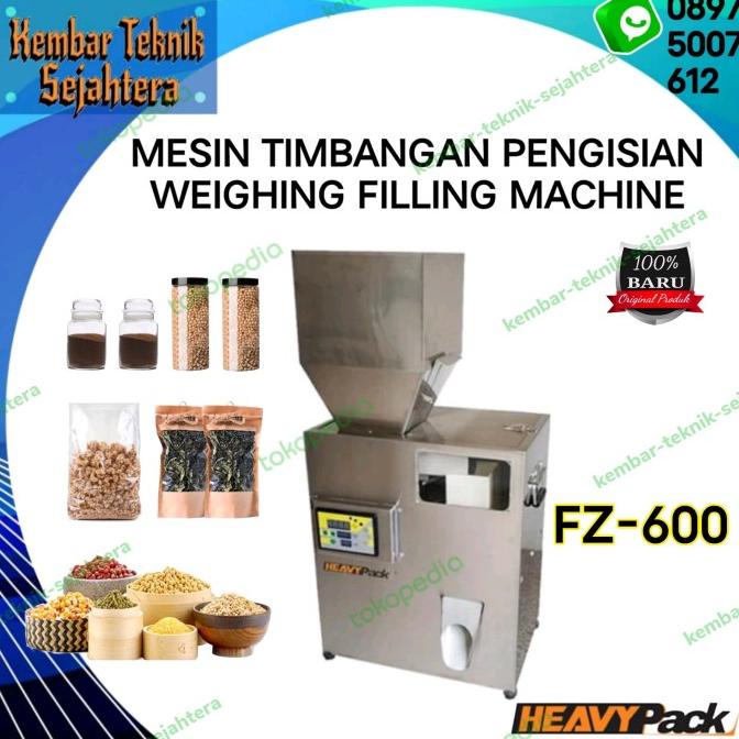 Jual Mesin Pengisi Bubuk Powder Granule / Timbangan Bubuk Fz-600 ...