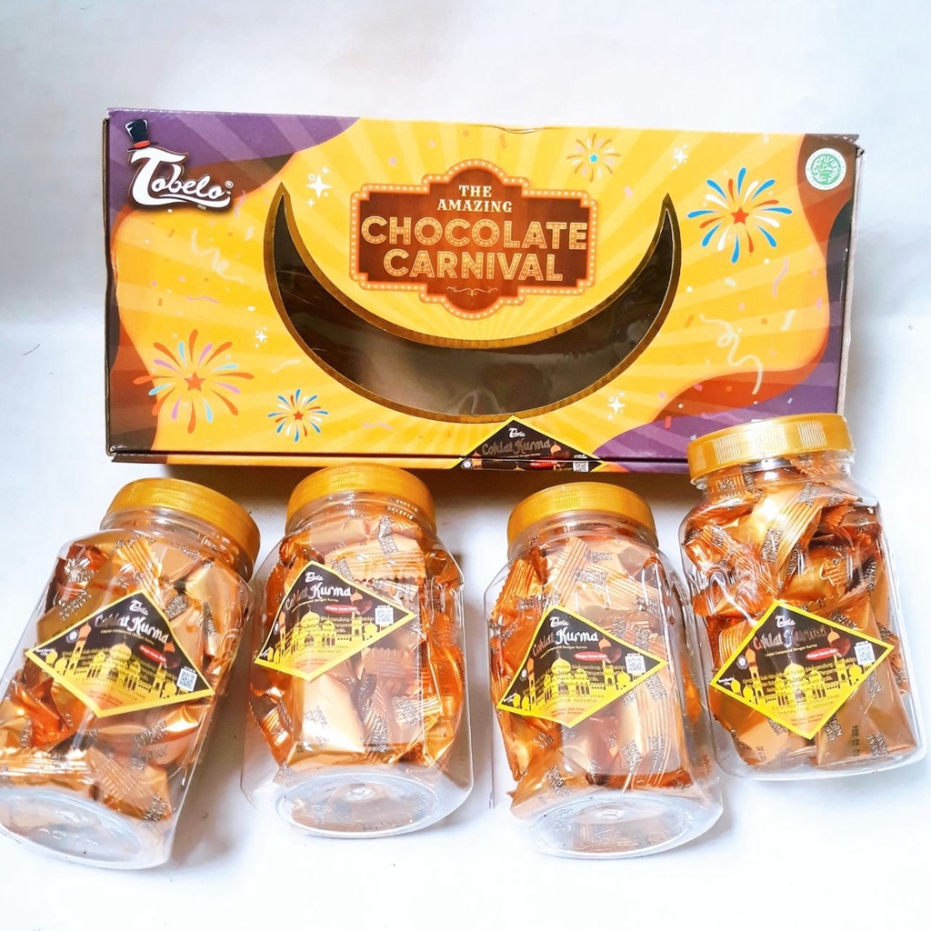 Jual Tobelo Cokelat Kurma Paket Carnival 4 Toples ( DUS ) | Shopee ...