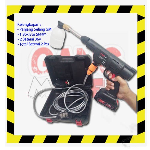 Jual Mesin Cuci AC/ Motor / Mobil Bor Jet Cleaner Komplit 2batrei JLD ...