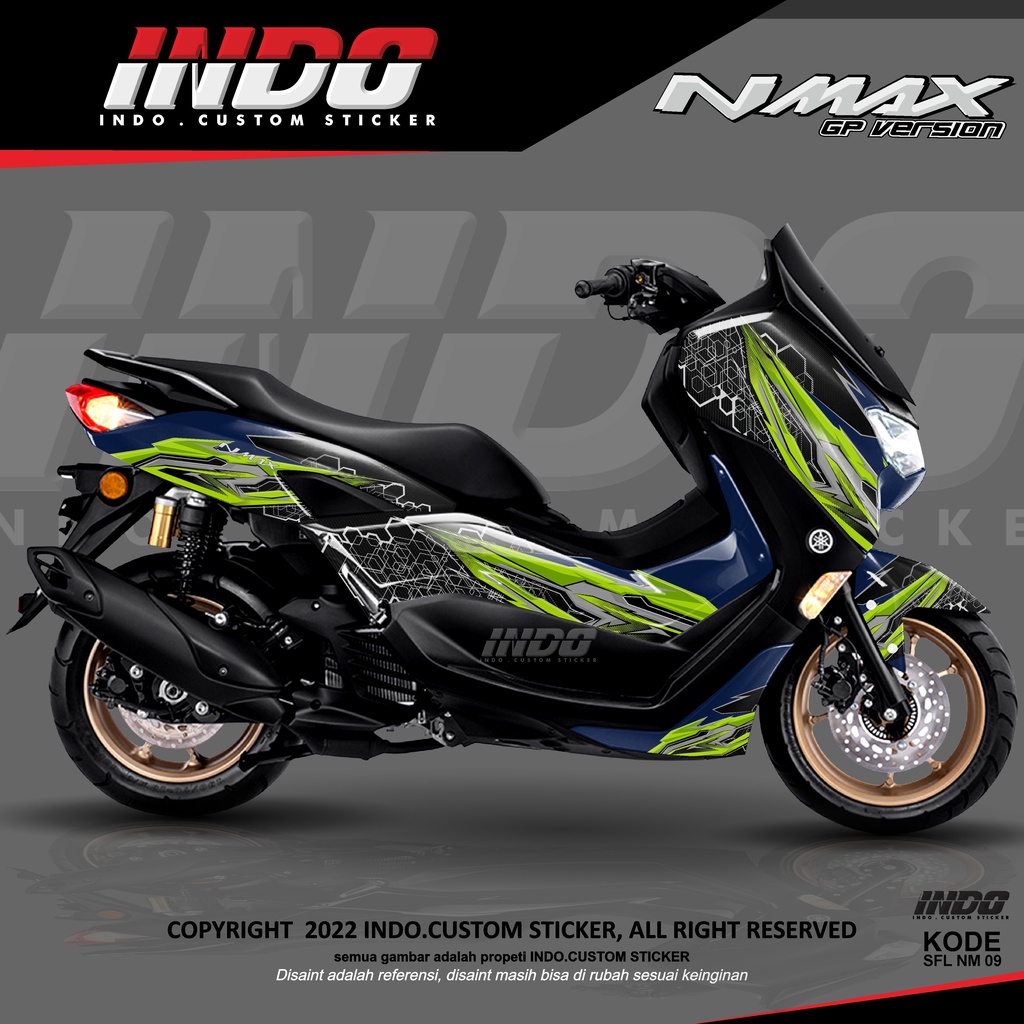 Jual DECAL NMAX FULL BODY STIKER NMAX ELEGANT NEW STIKER NMAX OLD DECAL ...