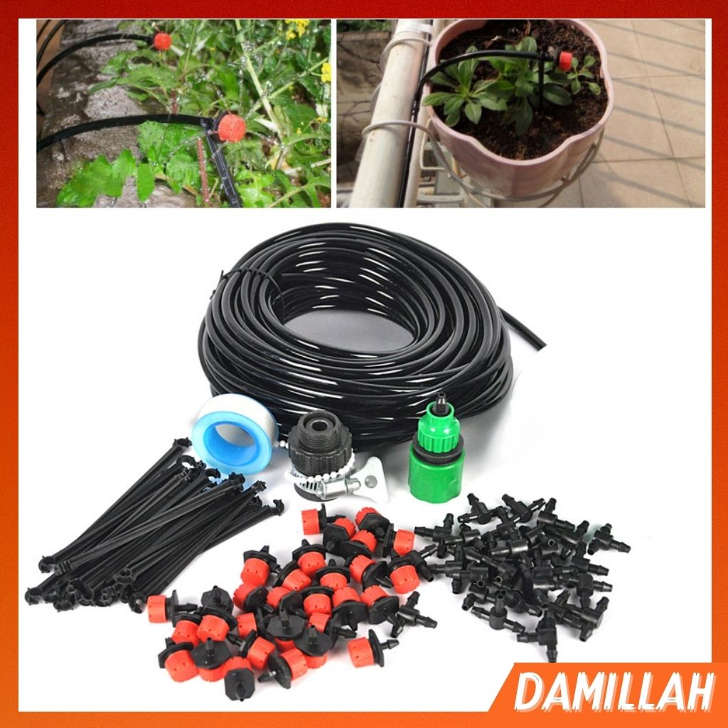 Jual Peralatan Set Irigasi Air Taman Garden Watering Kit Pengairan ...