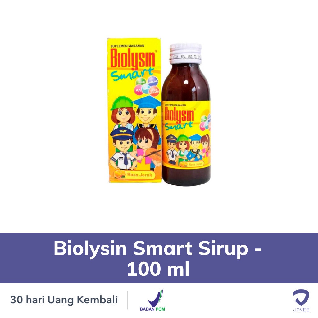 Jual Biolysin Smart Sirup - 100 ml - JOVEE | Shopee Indonesia