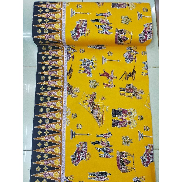 Jual New Batik Motif Ondel-ondel Sripamiluta ningrat. Bahan Kain Batik ...