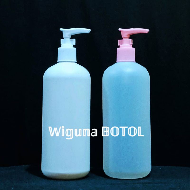 Jual Botol Pump 500ml HDPE / Botol HDPE 500ml Tutup Pump Clip Lock ...