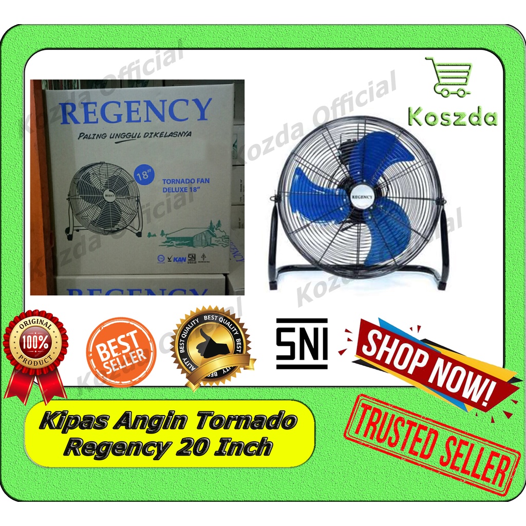 Jual Kipas Angin Lantai Kipas Angin Meja Regency Tornado 20 Inch ...
