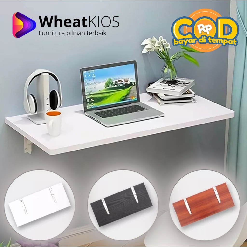 Jual [Harga Paket Lengkap] Meja Lipat Dinding Bracket Besi dengan 8 ...