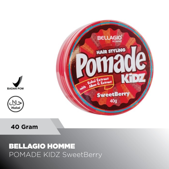 Jual Bellagio Homme Pomade Kidz - Kids Sweetberry 40 gr Hair Styling ...