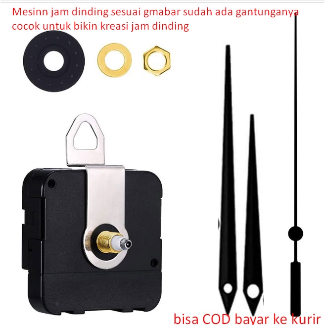 Jual Mesinn jam dinding sesuai gmabar sudah ada gantunganya cocok untuk ...