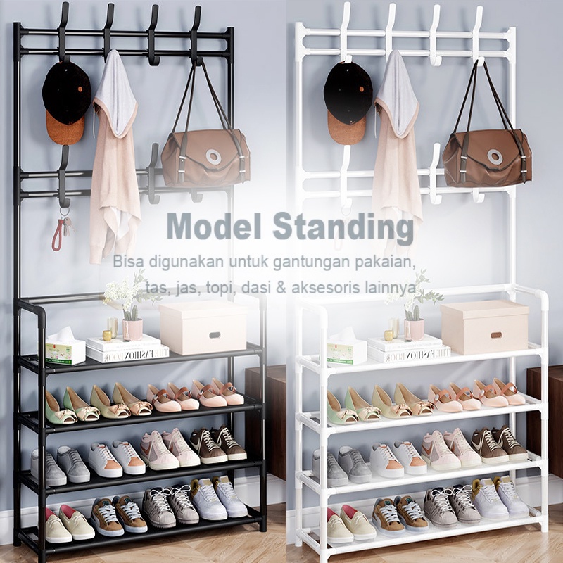 Jual Rak Sepatu Susun Rak Gantungan Stand Hanger Gantungan Tas atau ...