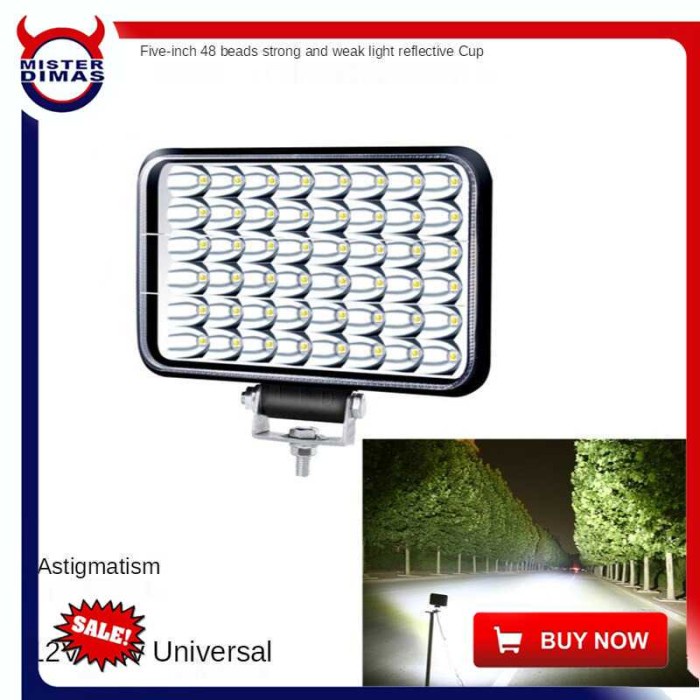 Jual LED SOROT 24V LAMPU TRUK BIS BUS TRUCK EXCAVATOR ALAT BERAT DECO ...