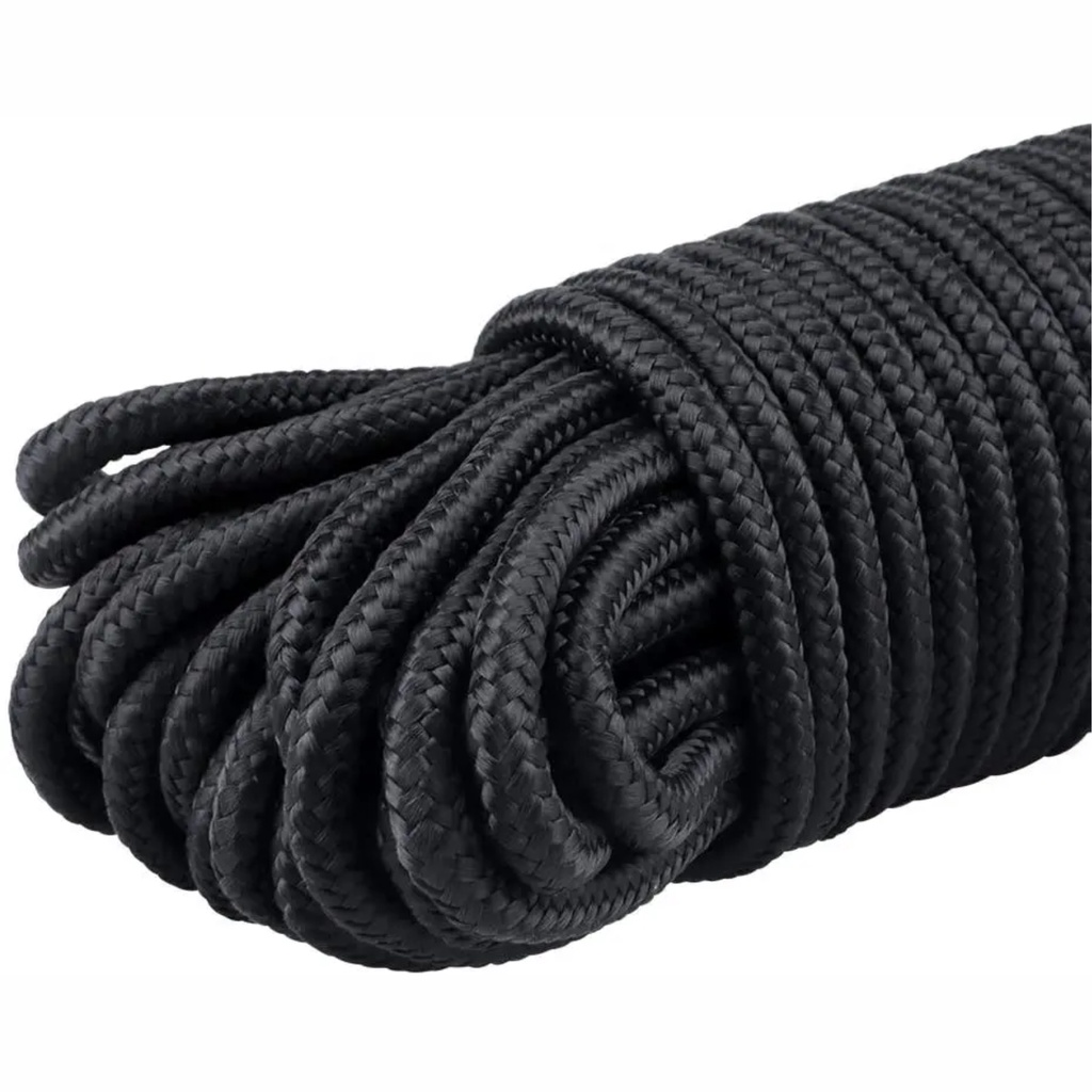 Jual Tali Kepang Polyester Hitam 6mm dan 7mm Per 5 meter | Shopee Indonesia