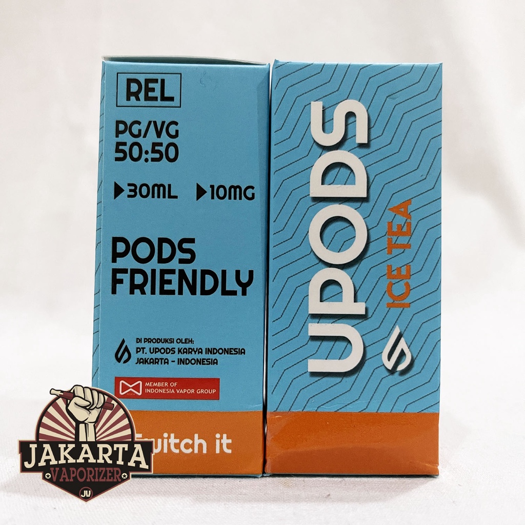 Jual [SALT] UPODS ICE TEA 30ML 10MG BY UPODS JUICE CARTEL LIQUID SALT ...