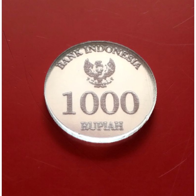 Jual Replika Uang Koin Kuno 1, 2, 10, 23, 24, 100, 1000 rupiah bahan Acrilic silver Untuk ...