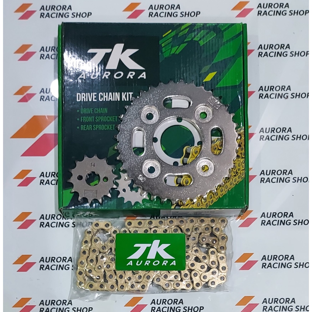 Jual TK AURORA GEAR SET SUPRA FIT NEW / SUPRA X 125 / KHARISMA ( 14T ...