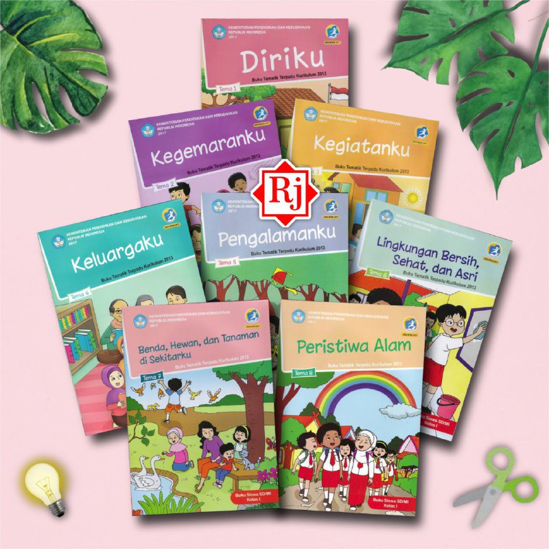 Jual Buku Tematik Kelas 1 SD Tema 1,2,3,4,5,6,7,8 Edisi Revisi 2017 ...