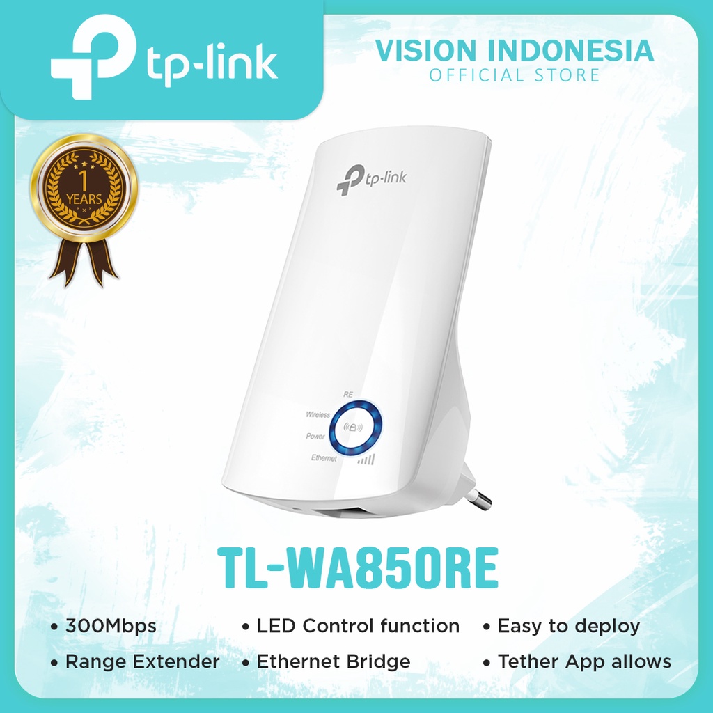 Jual Tp-Link TL-WA850RE 300Mbps Universal Wireless N Range Extender ...
