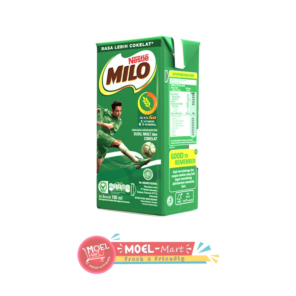 Jual MILO UHT Activ-Go 180ml | Shopee Indonesia