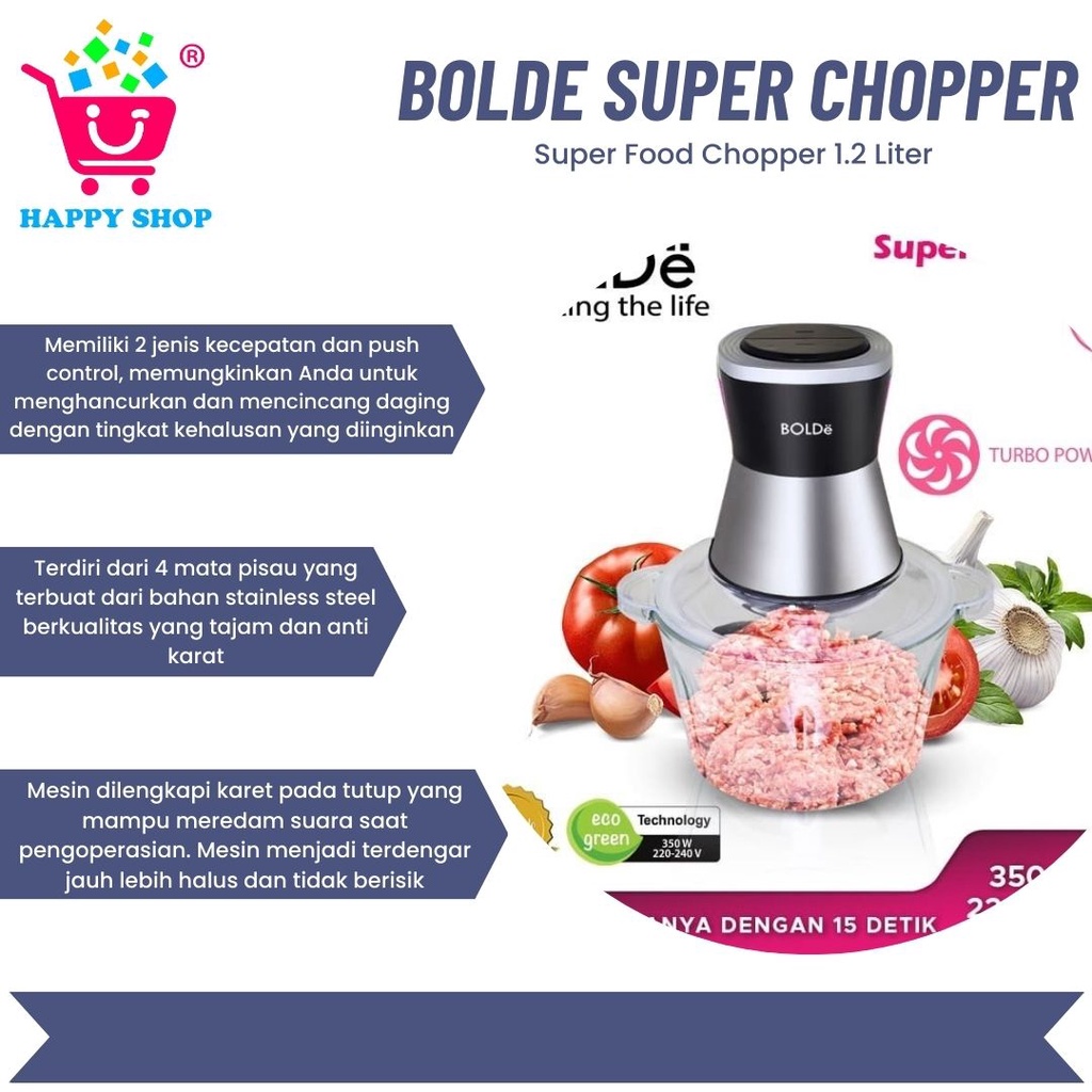 Jual BOLDe Super Chopper 2L | Shopee Indonesia
