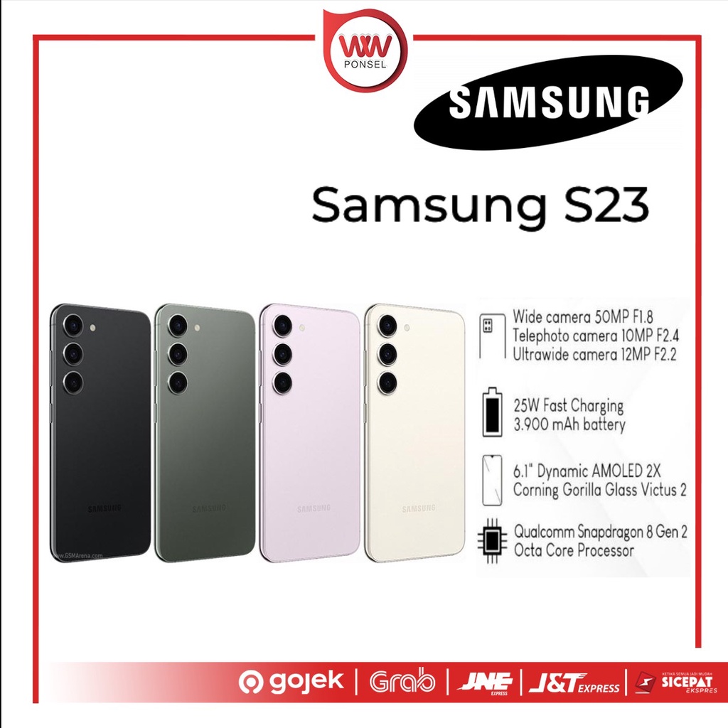 Jual Hp Samsung S23 Ram 8GB Internal 256GB Garansi Resmi | Shopee Indonesia