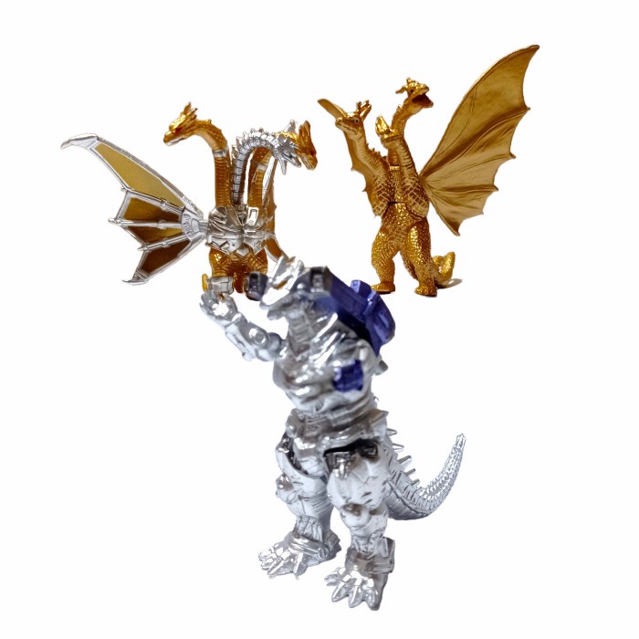 Jual FLASH SALE!!! FIGURE GODZILLA SET 10 GHIDORAH MECHA GODZILLA KING ...