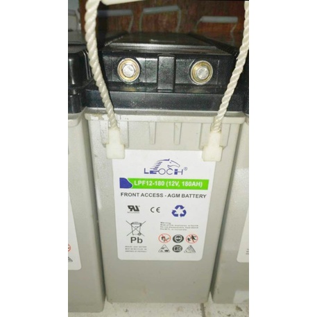 Jual battery AGM merek Leoch 12v 180ah second | Shopee Indonesia
