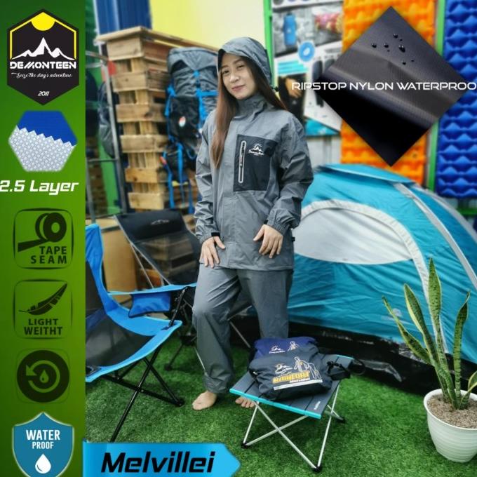 Jual Amelia - Raincoat Jas Hujan Demonteen Outdoor Melvillei Not Eiger Consina Rei | Shopee ...