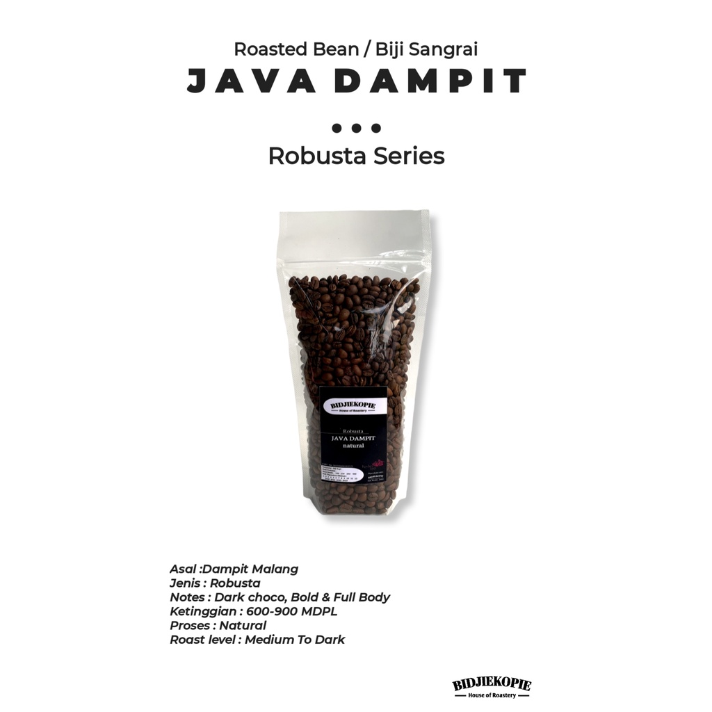 Jual Kopi Robusta Java Dampit ( BIDJIEKOPIE ) | Shopee Indonesia
