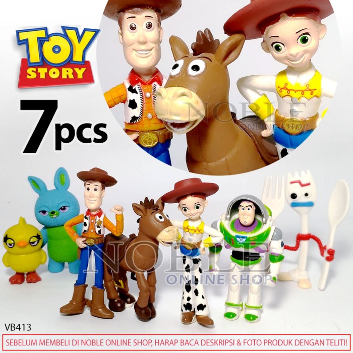 Jual TOY STORY FIGURE KOBOY WOODY BUZZ ROBOT PETS TOPPER CAKE TOYS ...
