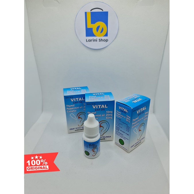 Jual VITAL EAR DROPS 10 ML | Shopee Indonesia