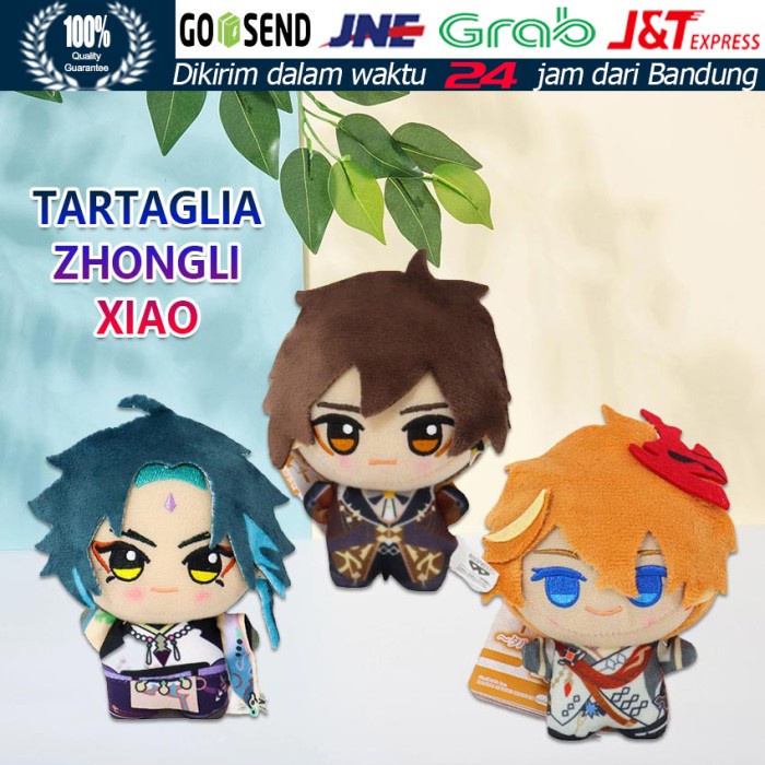 Jual Boneka Genshin Impact Zhongli Tartaglia Xiao Plushie Doll Anime ...