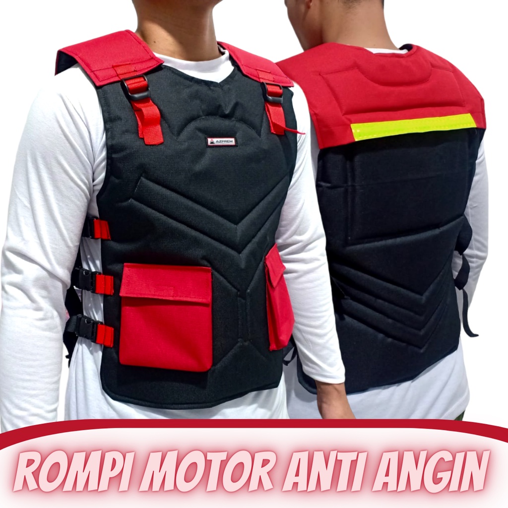 Jual Rompi Anti Angin Motor Pria Dewasa Body Protector | Shopee Indonesia