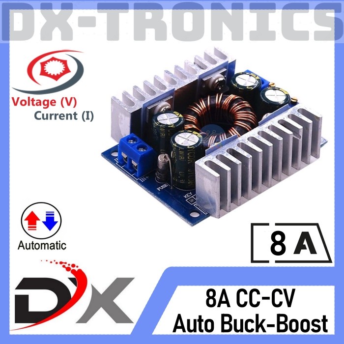 Jual Automatic Step Down Step Step Up DC-DC 8A Auto Buck Boost Module ...