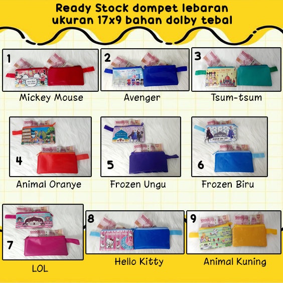 Jual Amplop Lebaran/ Dompet Lebaran ANak Kain Tebal Premium | Shopee ...