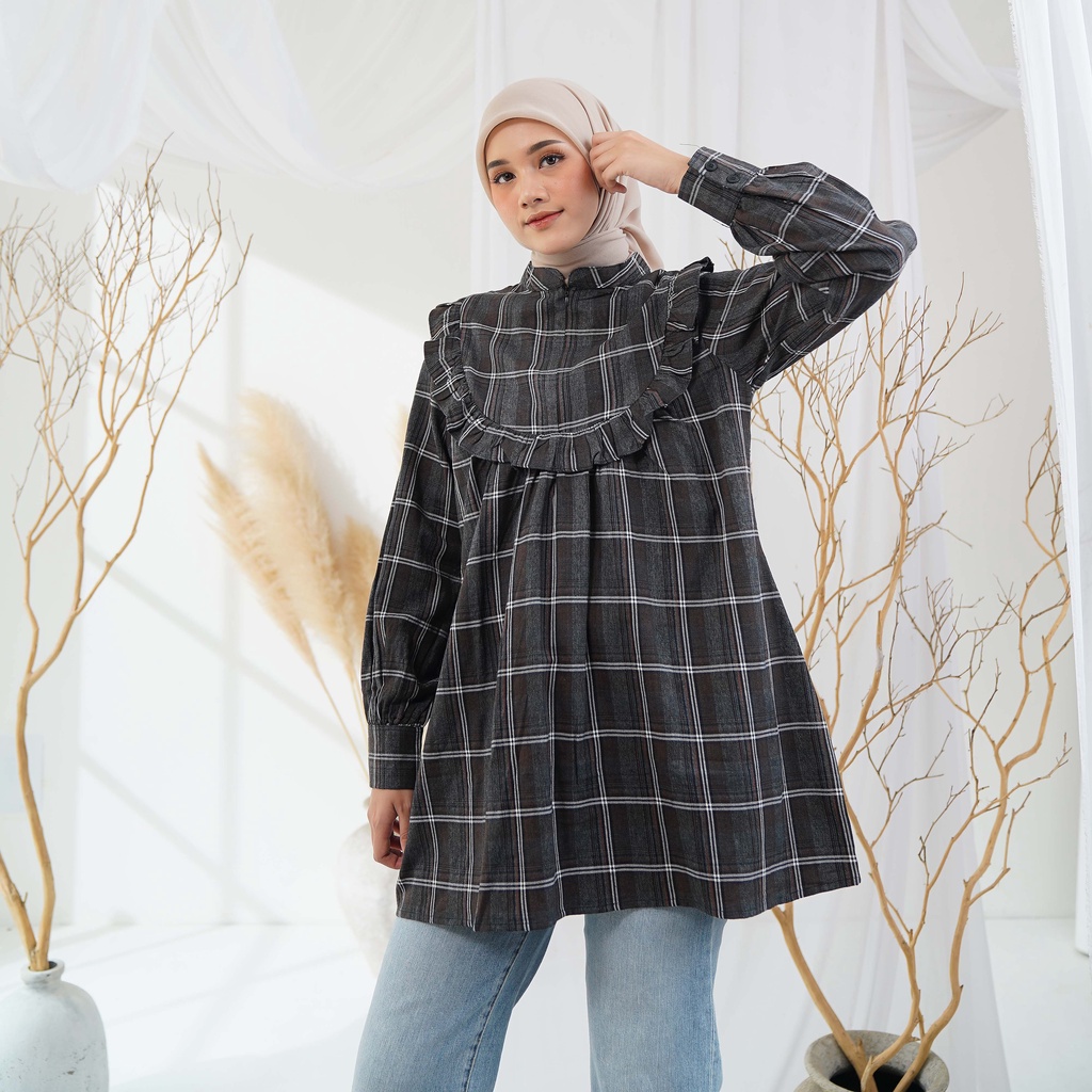 Jual Maydee Atasan Wanita Kirana Choco | Shopee Indonesia