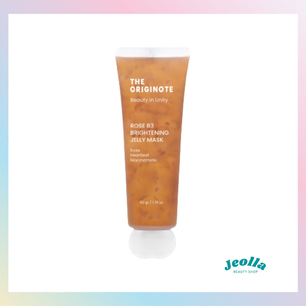 Jual THE ORIGINOTE Rose B3 Brightening Jelly Mask - Masker Gel Mask ...