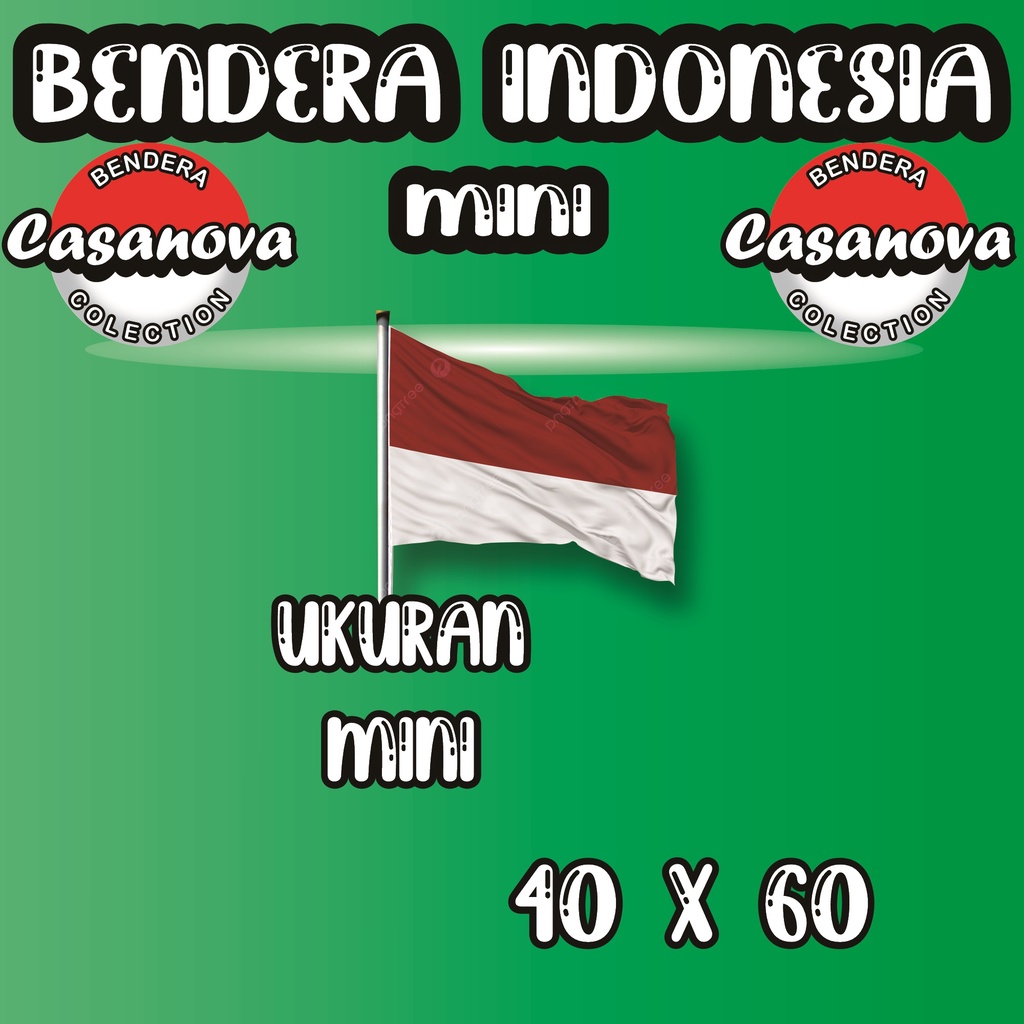 Jual BENDERA MERAH PUTIH MINI 40 X 60 CM ( INDONESIA ) | Shopee Indonesia
