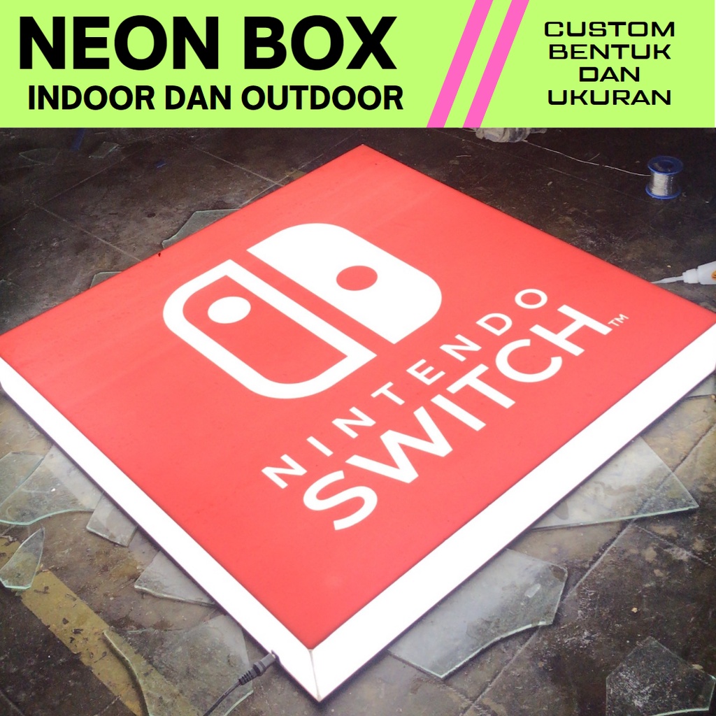 Jual Custom NEON BOX Dinding full akrilik | Shopee Indonesia