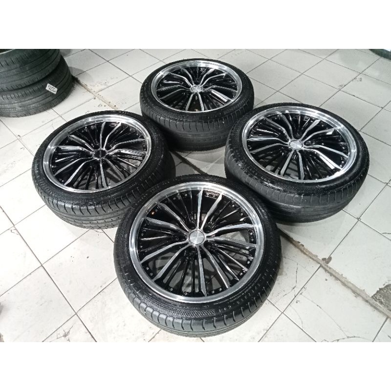 Jual velg bekas racing quarex ring 19+ban accelera 235 40 19 lebar 8,5 et 45 pcd 5x114 | Shopee ...