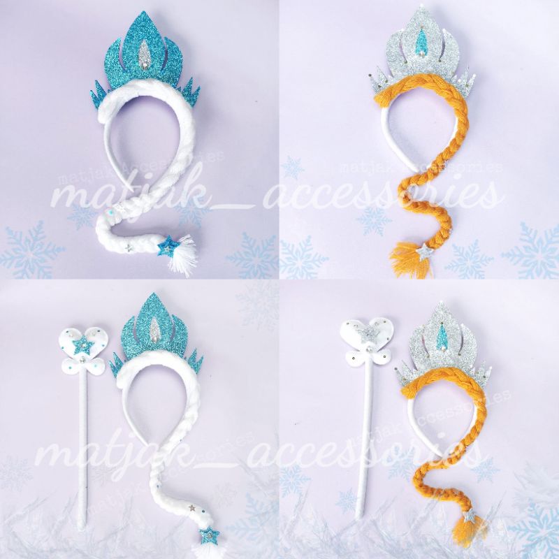 Jual Bando Karakter Disney Frozen Mahkota Kostum Princess Elsa Anna ...